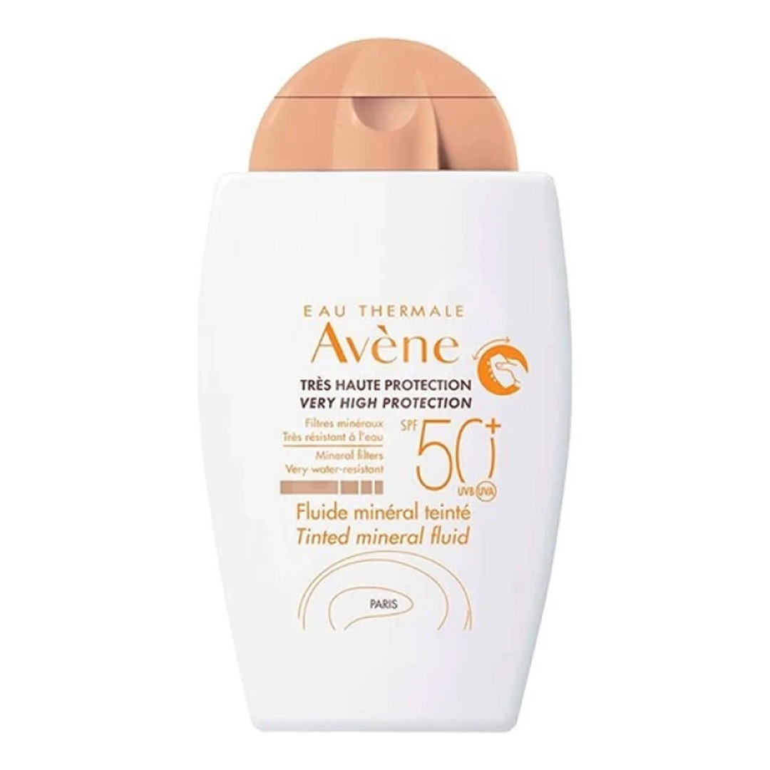 Avene - Λεπτόρρευστη Αντηλιακή Κρέμα Προσώπου με Χρώμα SPF 50+ 40ml ...