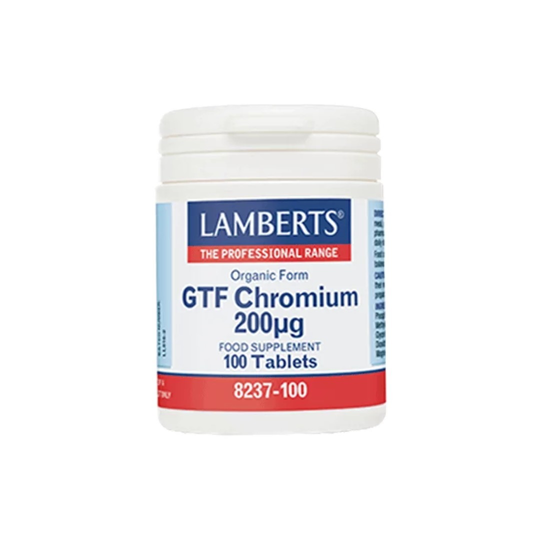 Lamberts - Συμπλήρωμα Διατροφής με Χρώμιο 200mg 100 tabs | Online Med&Care