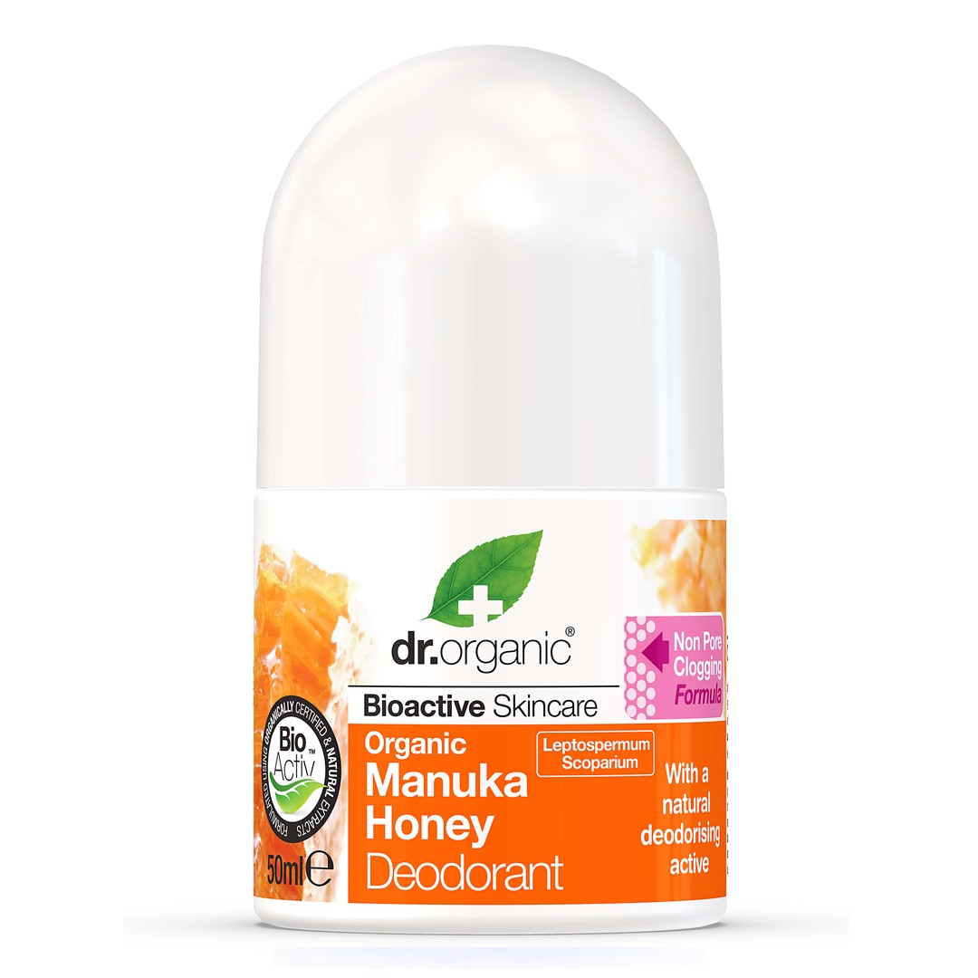 Dr. Organic - Αποσμητικό με Βιολογικό Μέλι Μανούκα 50ml | Online Med&Care